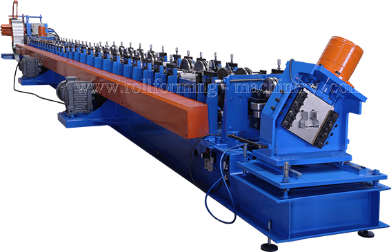 Pallet Rack Post Roll Forming Machine with H450 Beam Housing from China ...
