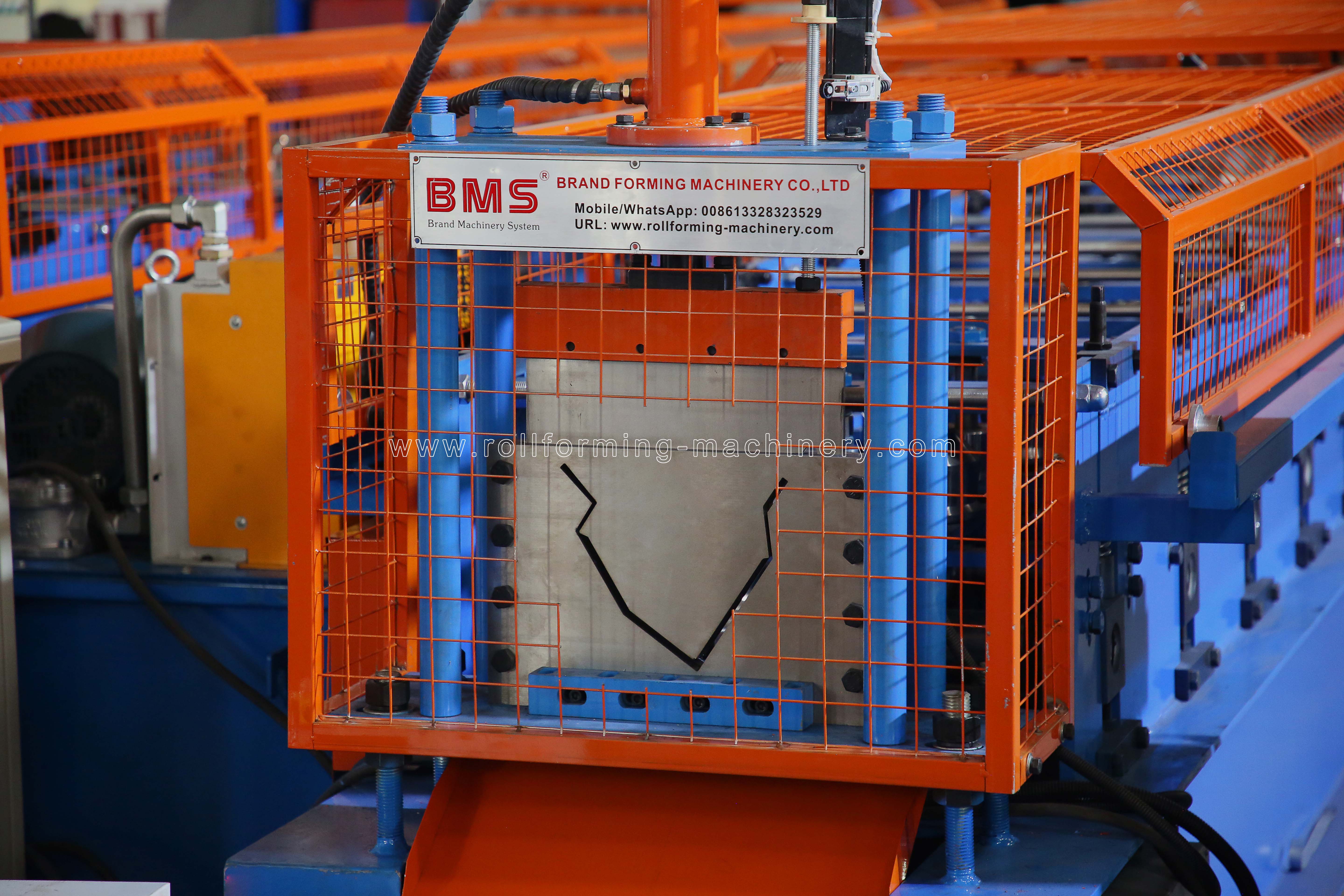 18 Stations Gable Trim Roll Former With Safety Guarding Cover from ...